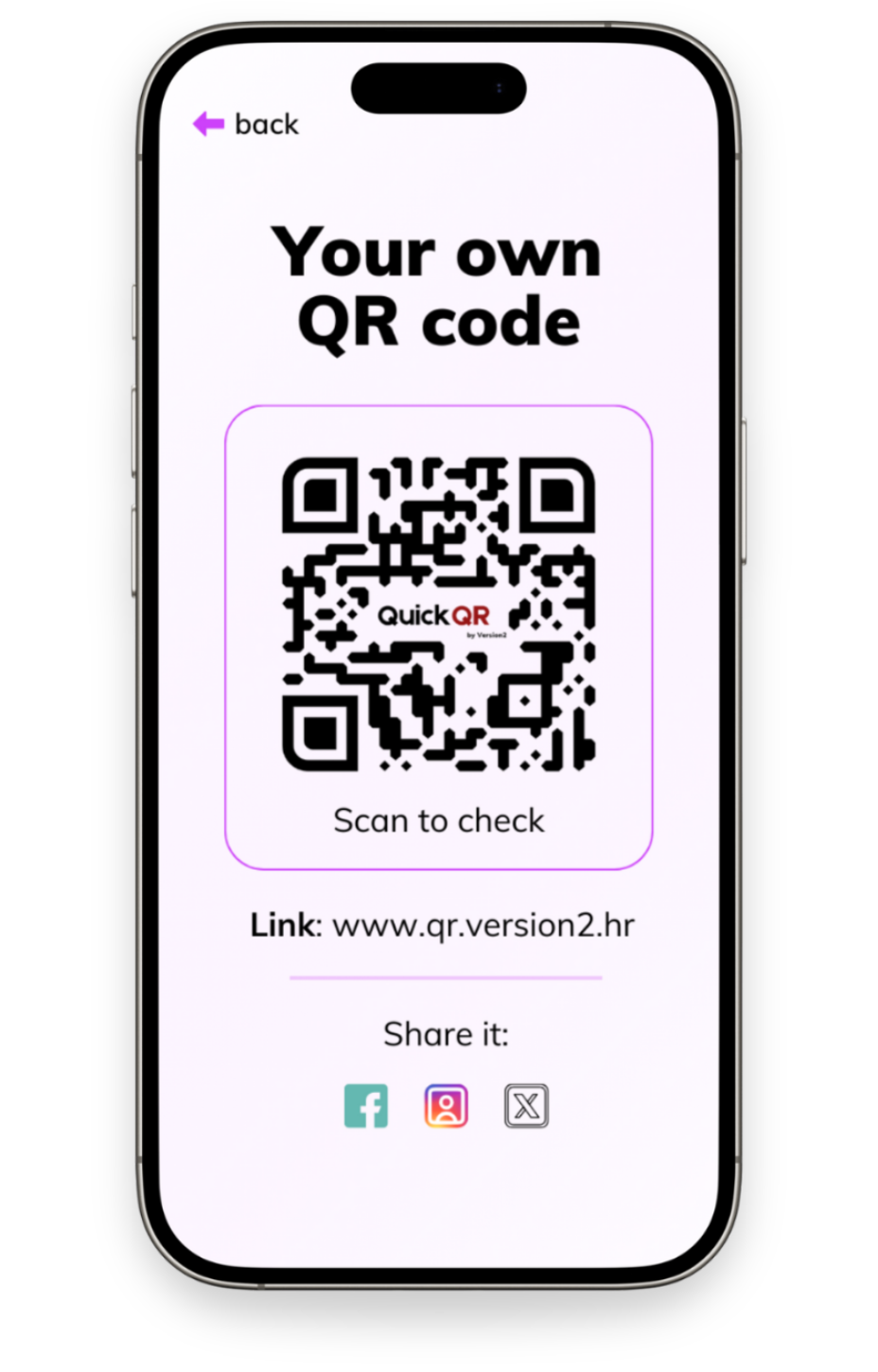 One scan at a time | QuickQR - by Version2